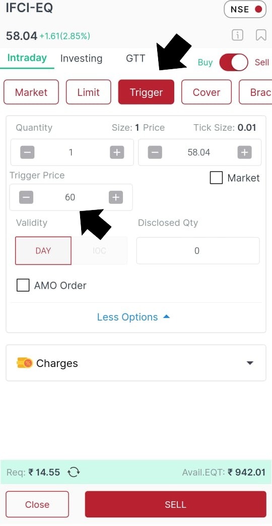 How to Place a Stop-Loss in ORCA Application (Enrich Money) - Funds ...